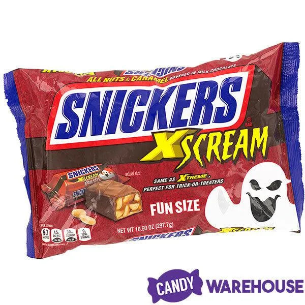 Snickers X-Scream Fun Size Candy Bars: 15-Piece Bag – Candy Warehouse