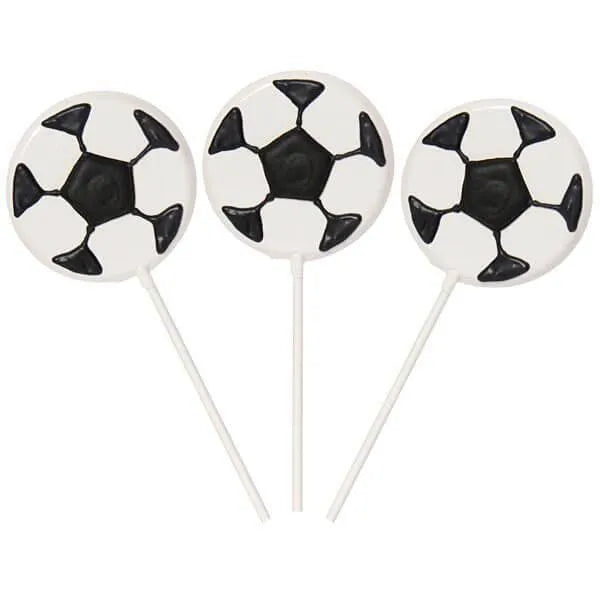 Soccer Ball Hard Candy Lollipops: 12-Piece Pack – Candy Warehouse