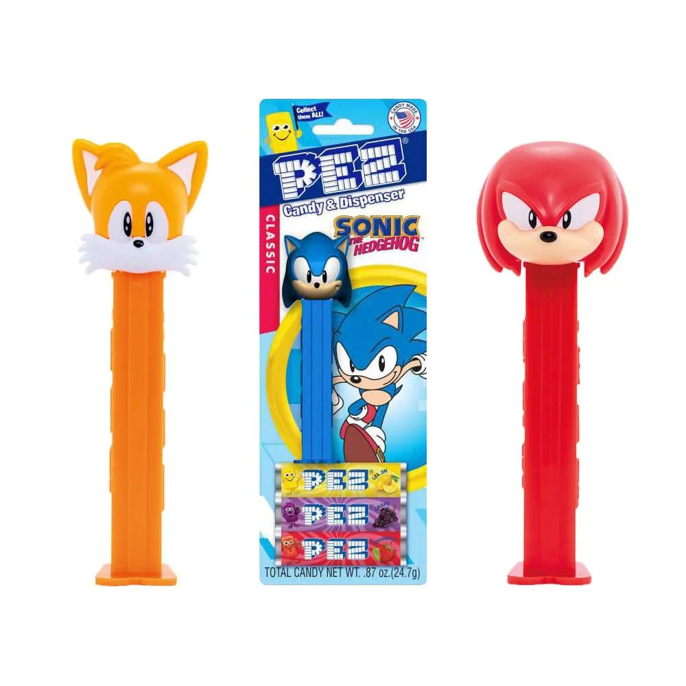 Sonic The Hedgehog PEZ Candy Packs: 12-Piece Box – Candy Warehouse