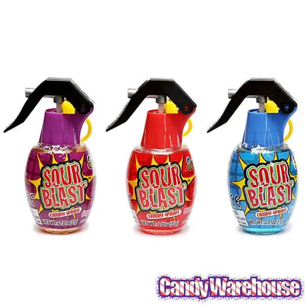 Sour Blast Candy Spray Grenade Dispensers: 12-Piece Box – Candy Warehouse