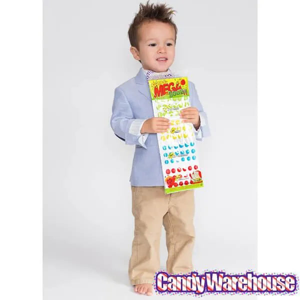 Sour Mega Candy Buttons Sheets: 3-Piece Pack | Candy Warehouse