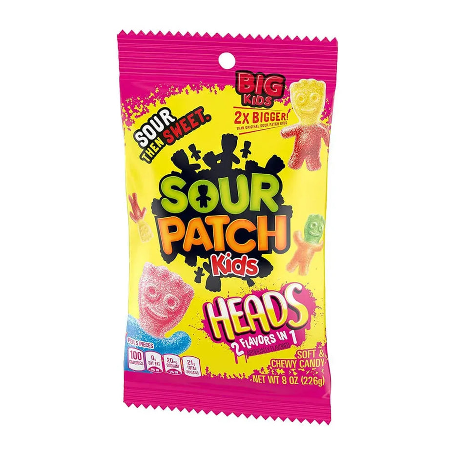 Sour Patch Kids Big Heads: 12-Piece Case – Candy Warehouse