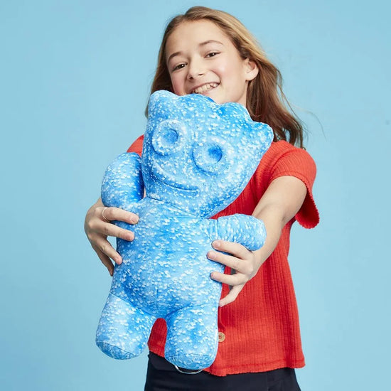 Sour Patch Plush Blue Pillow | Candy Warehouse