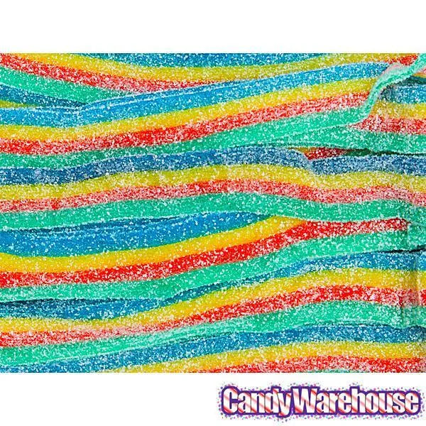 Sour Power Belts Candy - 4 Flavor Rainbow: 20-Pound Case – Candy Warehouse