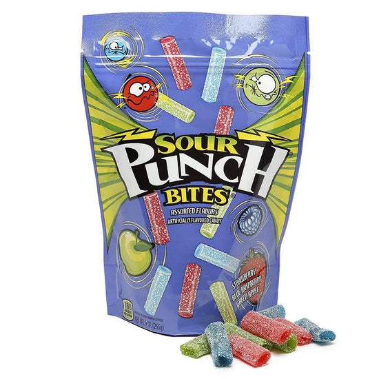 Sour Punch Bites Candy - Assorted: 9-Ounce Bag | Candy Warehouse