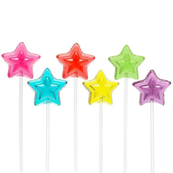 Sparkle Candy Star Lollipops - Assorted: 100-Piece Bag – Candy Warehouse