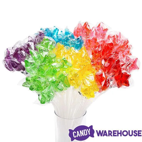 Sparkle Candy Star Lollipops - Assorted: 100-Piece Bag – Candy Warehouse
