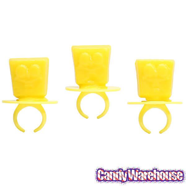 SpongeBob SquarePants Lollipop Candy Rings: 24-Piece Display | Candy ...