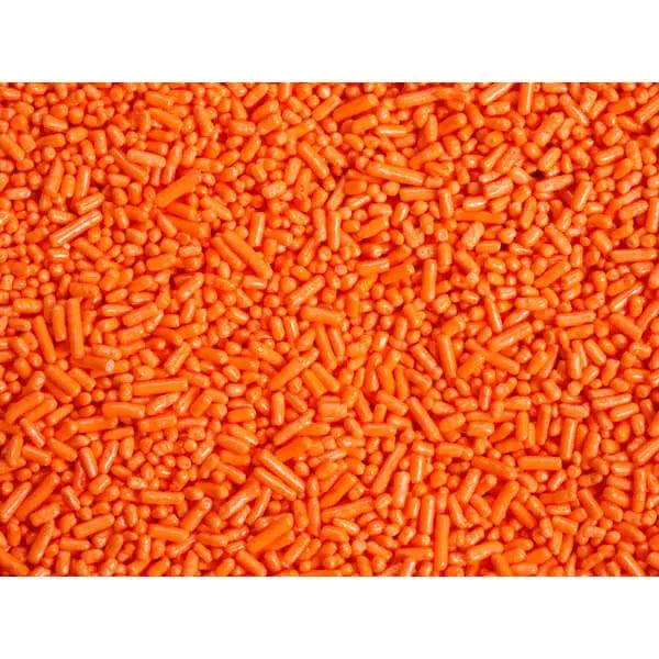 Sprinkle King Candy Sprinkles - Orange: 6LB Carton – Candy Warehouse