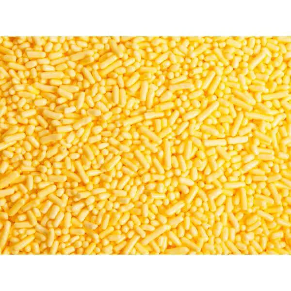 Sprinkle King Candy Sprinkles - Yellow: 6LB Carton – Candy Warehouse