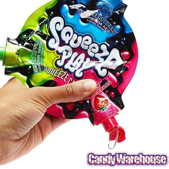 Squeeze Play 3-Flavor Gooey Candy Packs: 12-Piece Box | Candy Warehouse