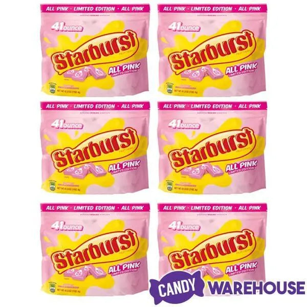 Starburst Fruit Chews Candy - All Pink: 15LB Case – Candy Warehouse