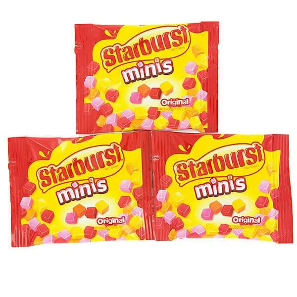 Starburst Minis Fruit Chews Candy Fun Size Packs - Original: 15-Piece ...
