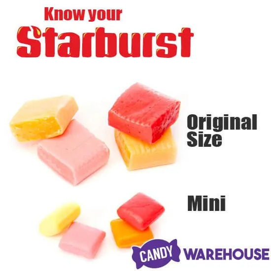Starburst Minis Fruit Chews Candy Fun Size Packs - Original: 15-Piece ...