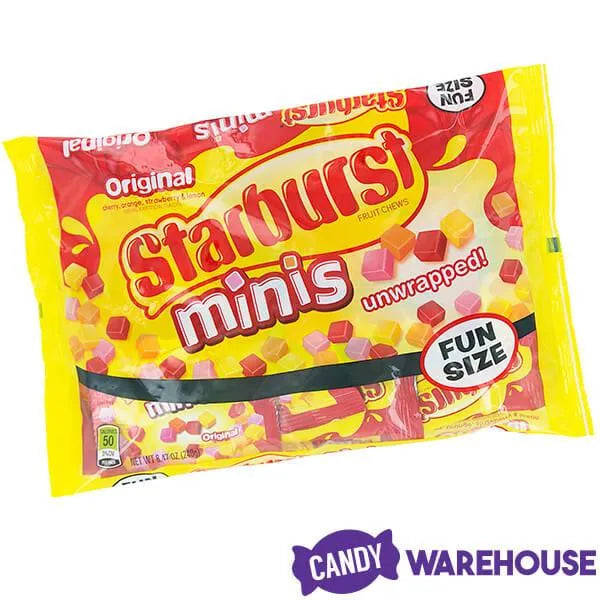 Starburst Minis Fruit Chews Candy Fun Size Packs - Original: 15-Piece ...