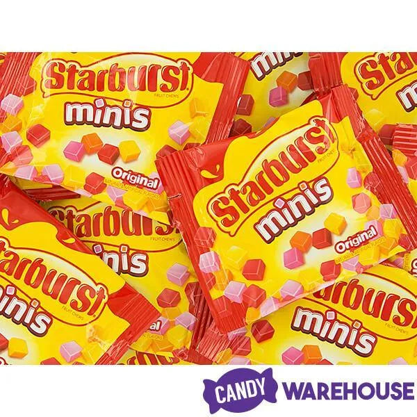 Starburst Minis Fruit Chews Candy Fun Size Packs - Original: 15-Piece ...