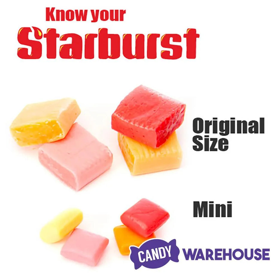 Starburst Minis Fruit Chews Candy - Original: 8-Ounce Bag – Candy Warehouse