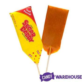 Sugar Daddy Giant Half-Pound Caramel Pop – Candy Warehouse
