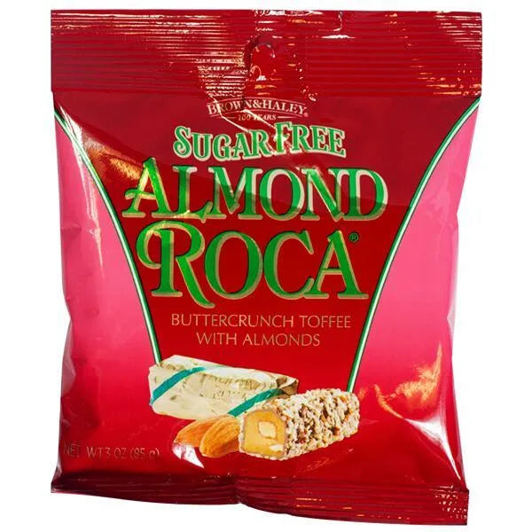 Sugar Free Almond Roca Candy Packs: 12-Piece Box – Candy Warehouse