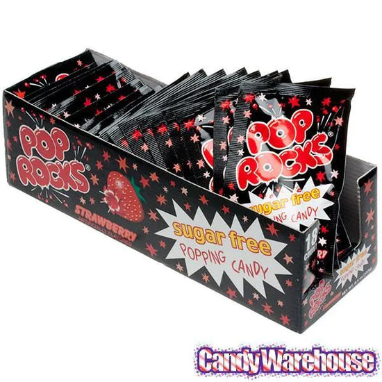 Sugar Free Pop Rocks Candy Packs: 24-Piece Box | Candy Warehouse