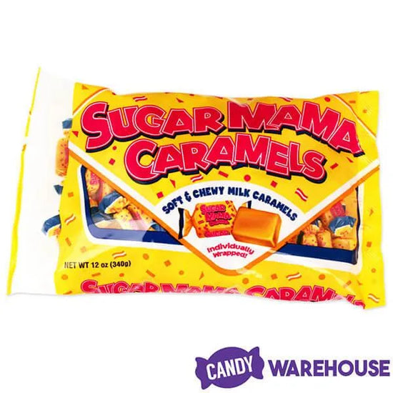 Sugar Mama Caramels Candy: 12-Ounce Bag | Candy Warehouse