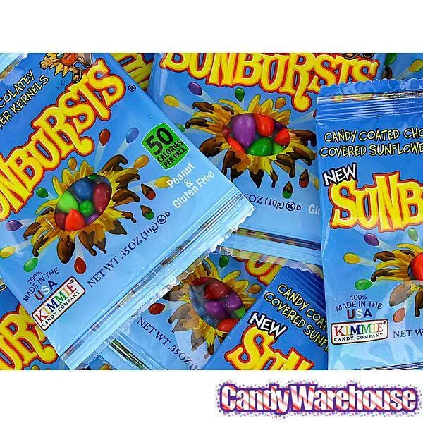 Sunbursts Chocolate Sunflower Seeds Fun Size Candy Packs: 24-Piece Bag ...