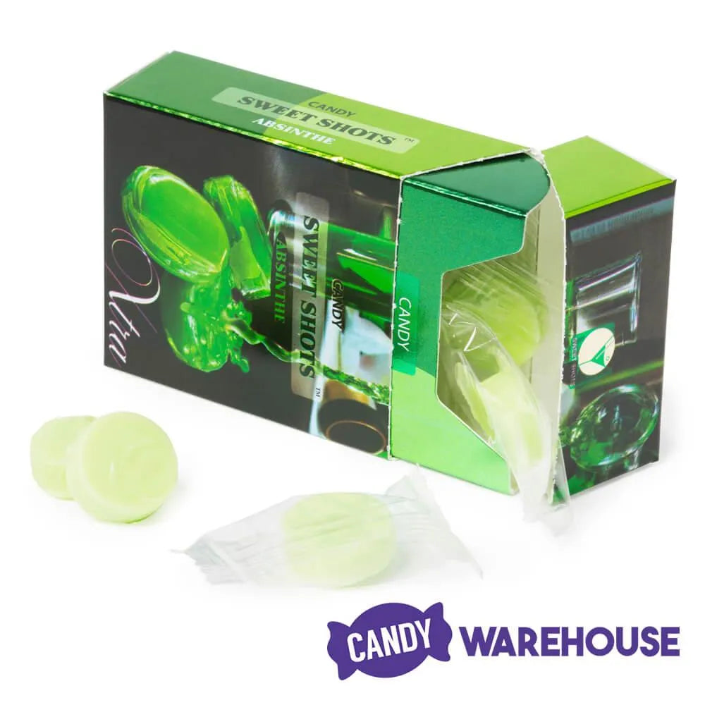 Sweet Shots Absinthe Hard Candy - 7-Piece Box | Candy Warehouse