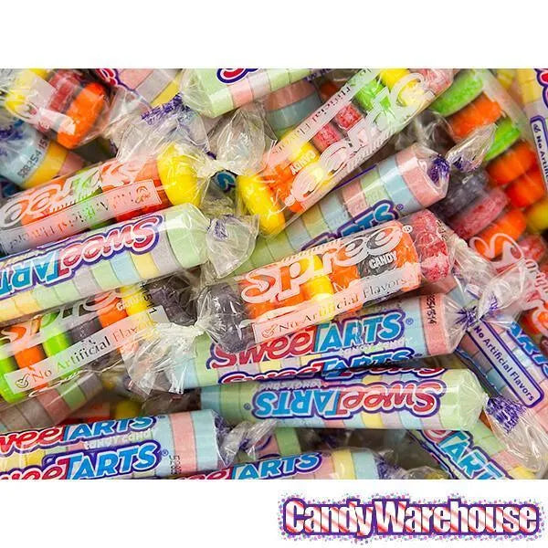 SweeTarts and Spree Rolls Bulk Candy Assortment: 20-Ounce Bag | Candy ...