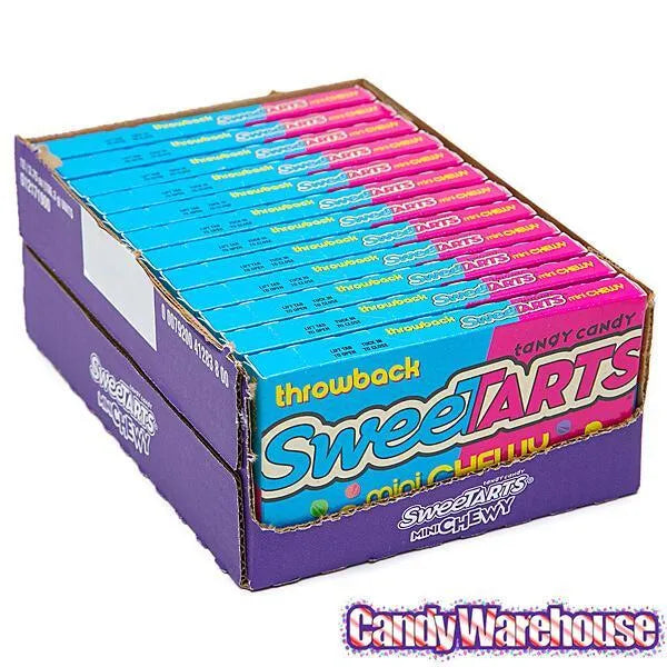SweeTarts Mini Chewy Candy 3.75-Ounce Packs: 12-Piece Box | Candy Warehouse