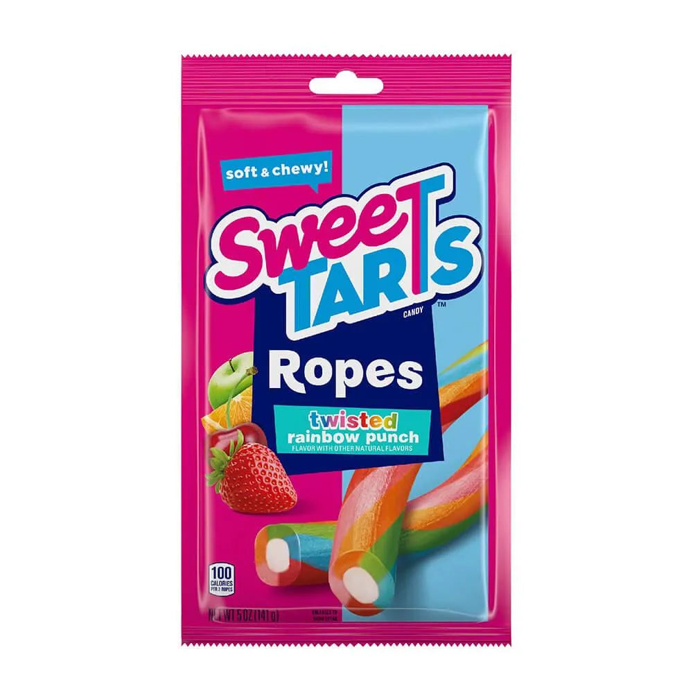 SweeTarts Rainbow Twist Ropes Candy: 2.6LB Box – Candy Warehouse
