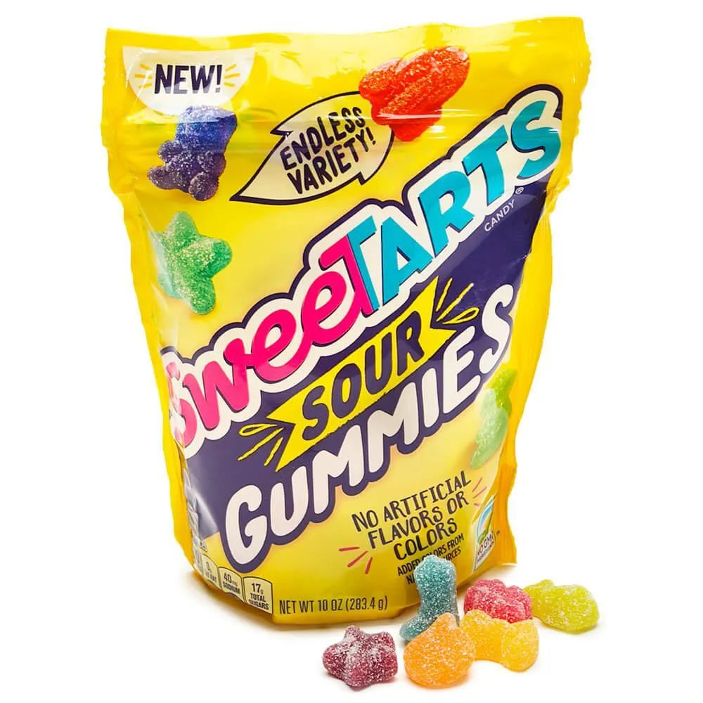 SweeTarts Sour Gummies Candy: 10-Ounce Bag – Candy Warehouse