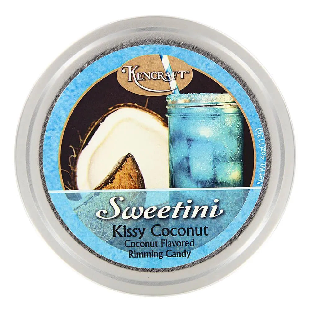 Sweetini Cocktail Rim Sugar - Coconut: 4-Ounce Tin – Candy Warehouse