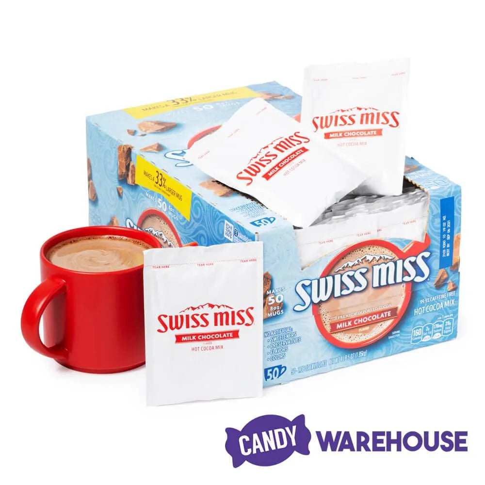 Swiss Miss Hot Cocoa Mix: 50-Piece Box – Candy Warehouse