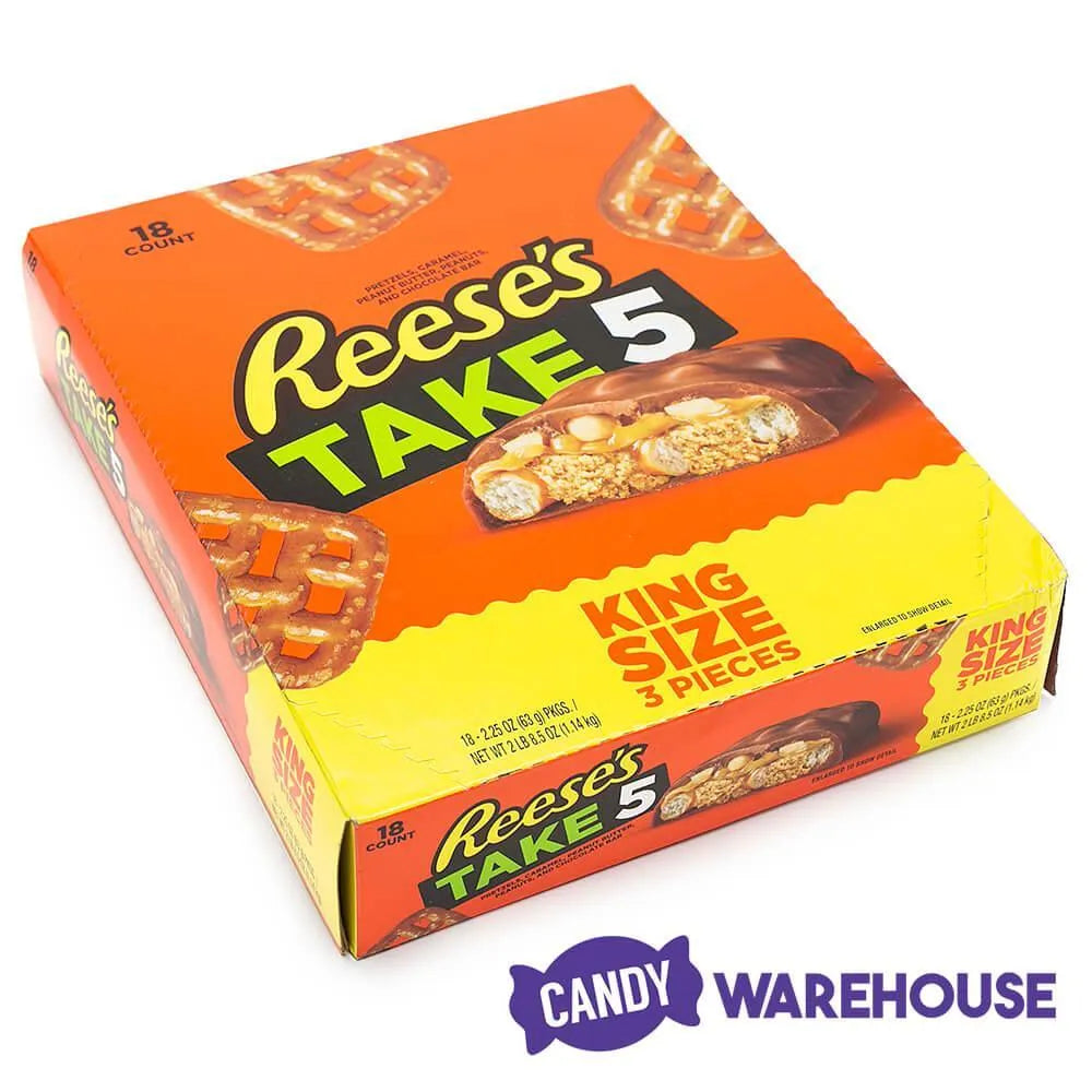 Take5 King Size Candy Bars: 18-Piece Box | Candy Warehouse