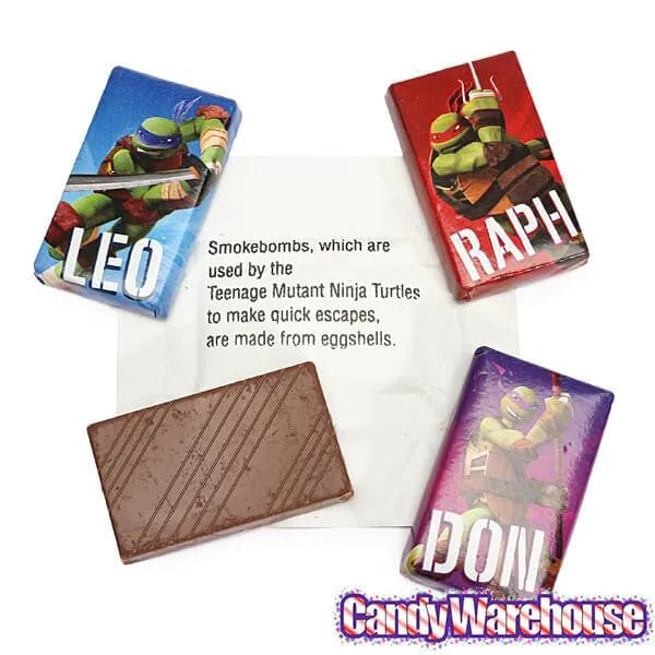 Teenage Mutant Ninja Turtles Mini Milk Chocolate Bars: 15-Piece Bag ...