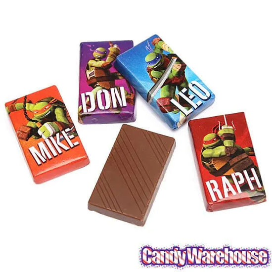 Teenage Mutant Ninja Turtles Mini Milk Chocolate Bars: 15-Piece Bag ...