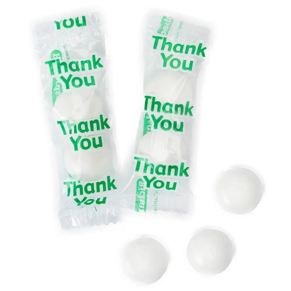 Thank You Chocolate Mints Packets - White: 1000-Piece Case – Candy ...