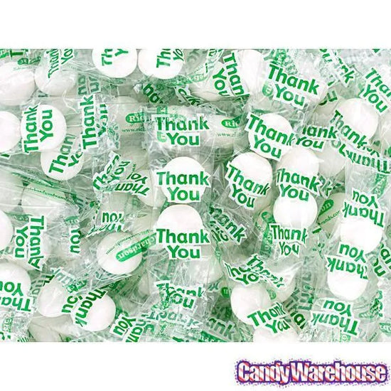 Thank You Chocolate Mints Packets - White: 1000-Piece Case | Candy ...
