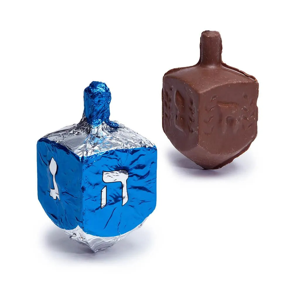 Thompson Foiled 3.5-Ounce Milk Chocolate Dreidel – Candy Warehouse