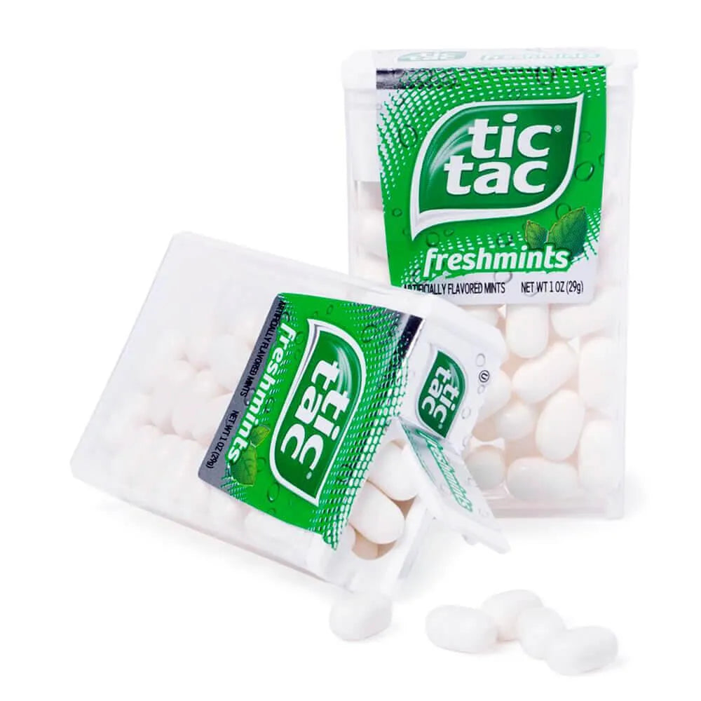 Tic Tac Freshmints Dispensers: 12-Piece Box – Candy Warehouse