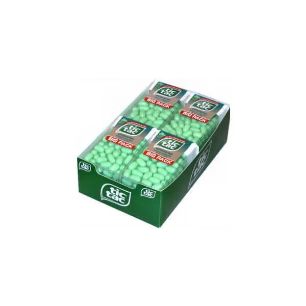Tic Tac Wintergreen Mint Dispensers: 12-Piece Box – Candy Warehouse