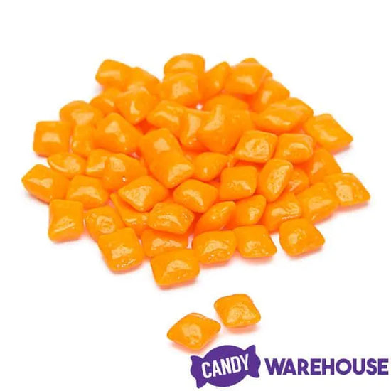 Tiny Chicle Squares Chewing Gum - Orange: 1.5LB Jar | Candy Warehouse