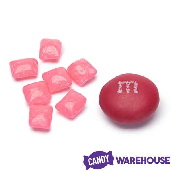 Tiny Chicle Squares Chewing Gum - Pink: 1.5LB Jar | Candy Warehouse
