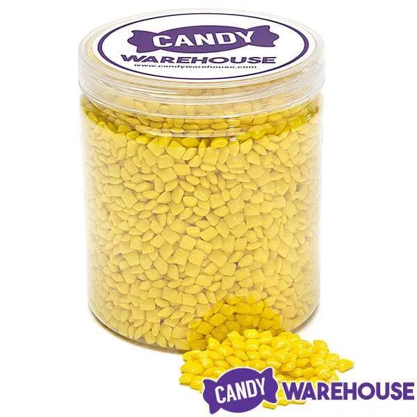 Tiny Chicle Squares Chewing Gum - Yellow: 1.5LB Jar | Candy Warehouse
