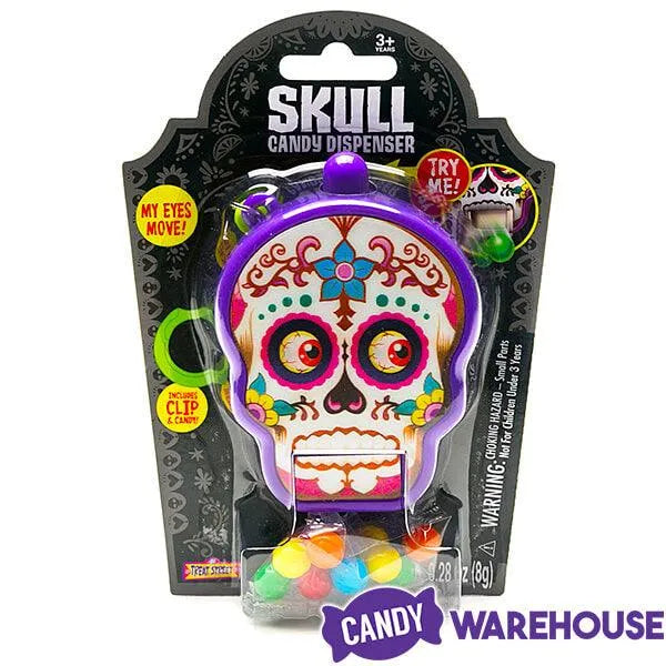 Treat Street Day of the Dead Skull Candy Dispenser | Candy Warehouse