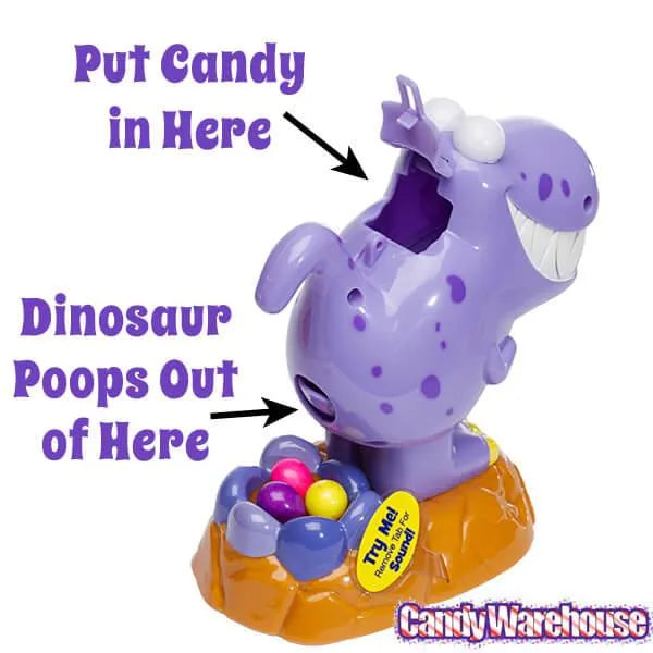 Treat Street Dinosaur Roaring Candy Poopers: 2-Piece Set | Candy Warehouse