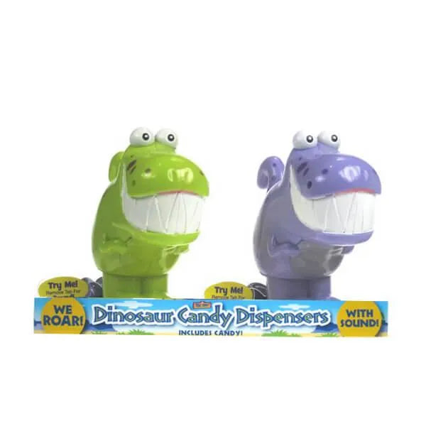 Treat Street Dinosaur Roaring Candy Poopers: 2-Piece Set | Candy Warehouse