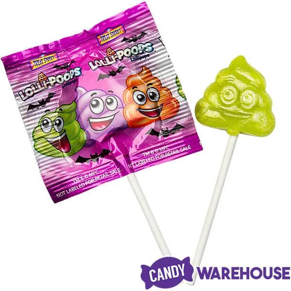 Treat Street Lolli-Poops Halloween Emoji Poop Lollipops: 60-Piece Bag ...
