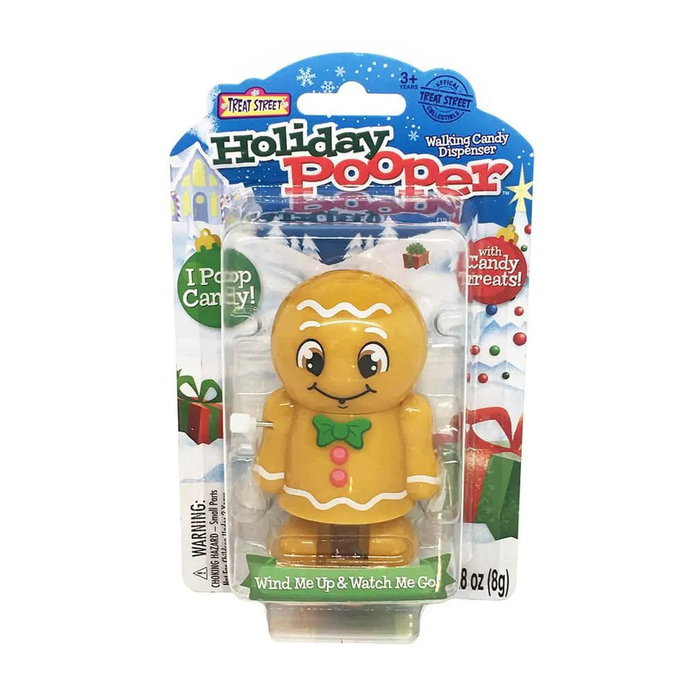 Treat Street Wind-up Holiday Candy Poopers: 8-Piece Set | Candy Warehouse