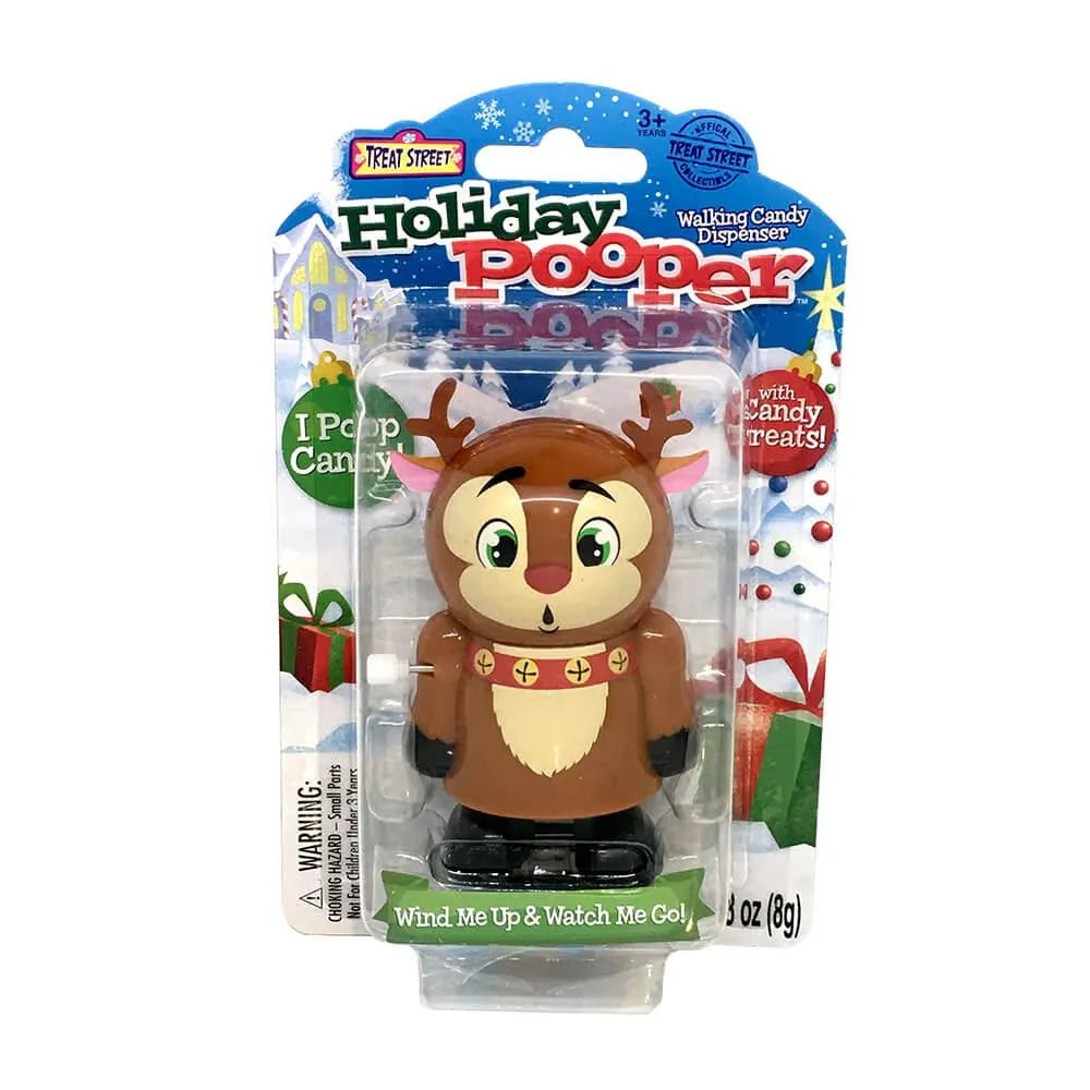 Treat Street Wind-up Holiday Candy Poopers: 8-Piece Set | Candy Warehouse